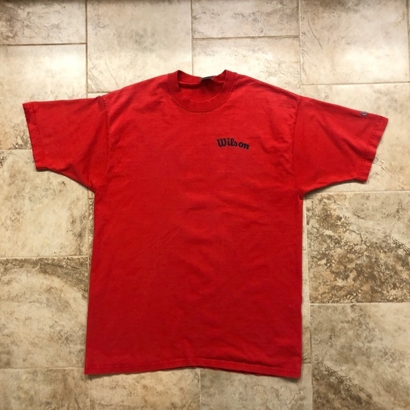 Wilson | Shirts | Vintage Wilson Made In Usa Mens T Shirt | Poshmark